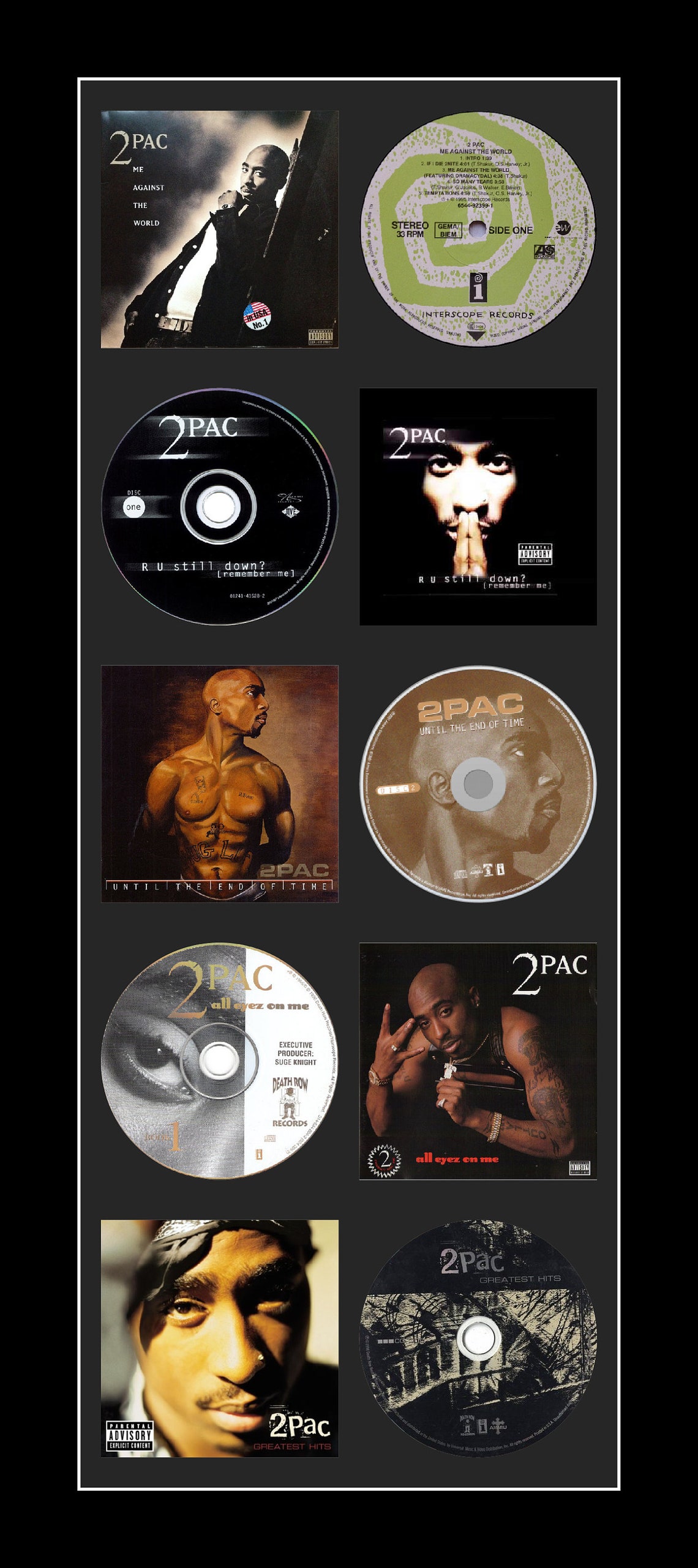 CD Frame for Displaying 5x Cds and 5x CD Album Covers Into One - Etsy UK