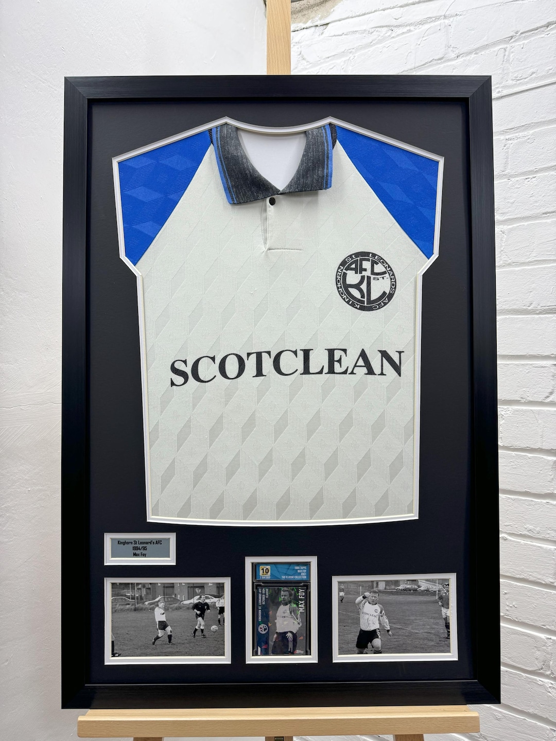 DIY Football Shirt Frame: Display Signed Jersey, Card & Photos - Etsy