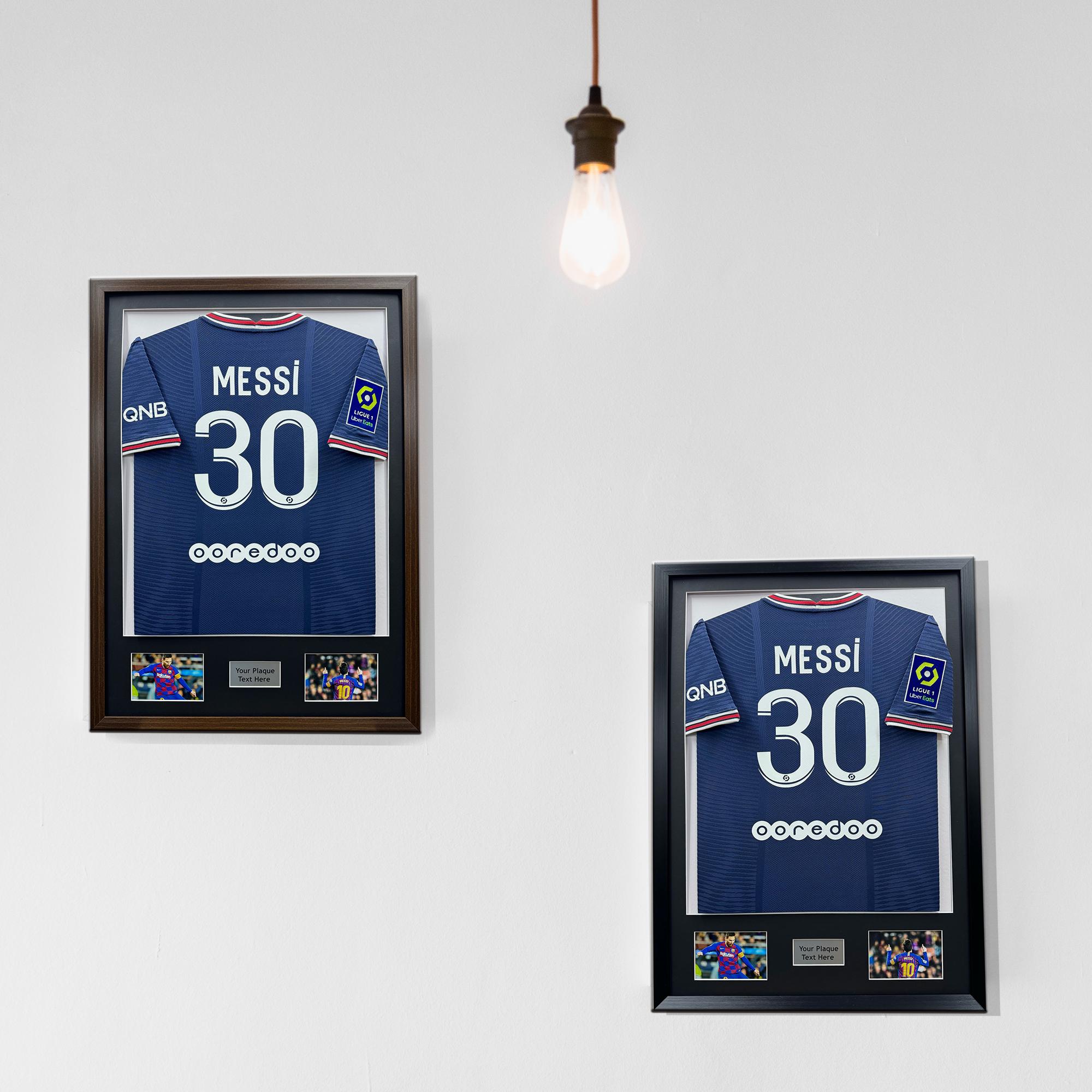 DIY Football Shirt Frame, Photo Plaque Display Case 36x26 Black Mount ...