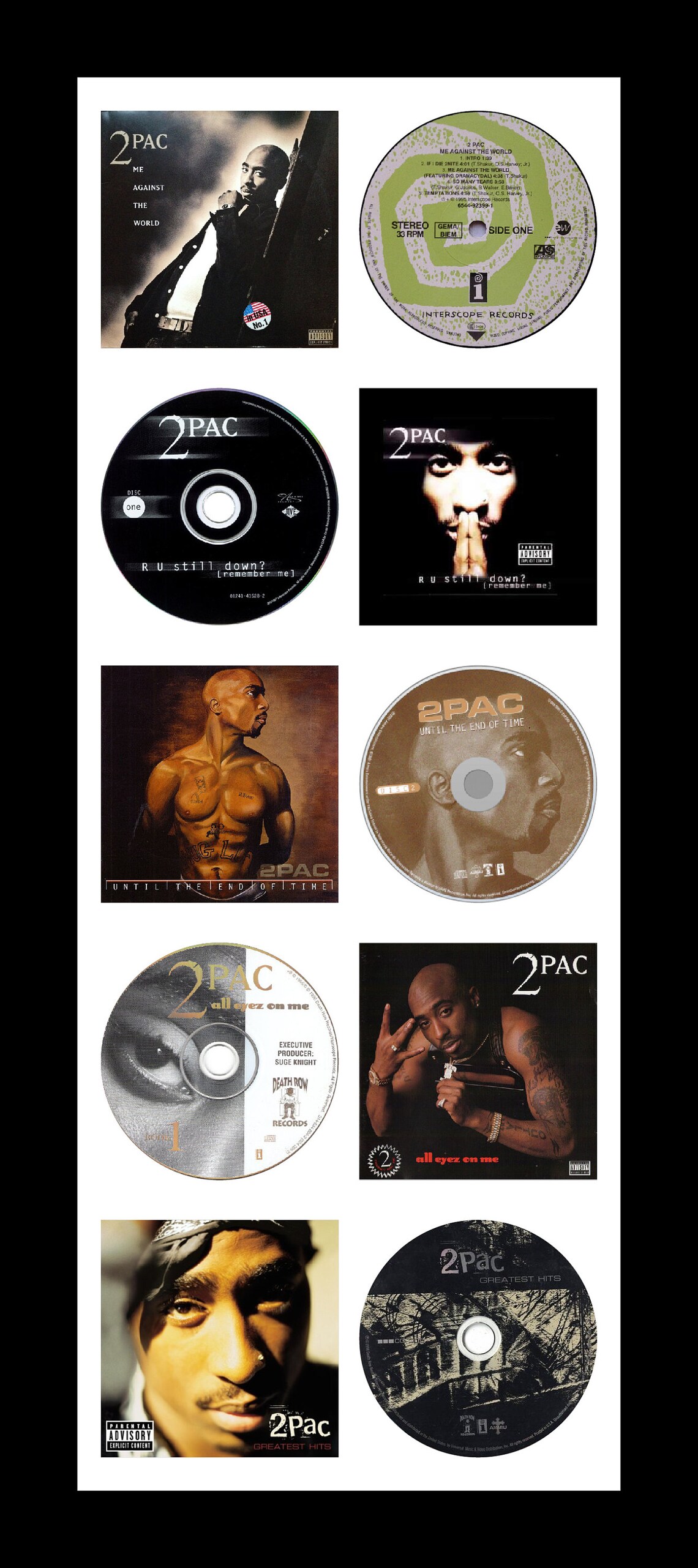 CD Frame for Displaying 5x Cds and 5x CD Album Covers Into One - Etsy UK