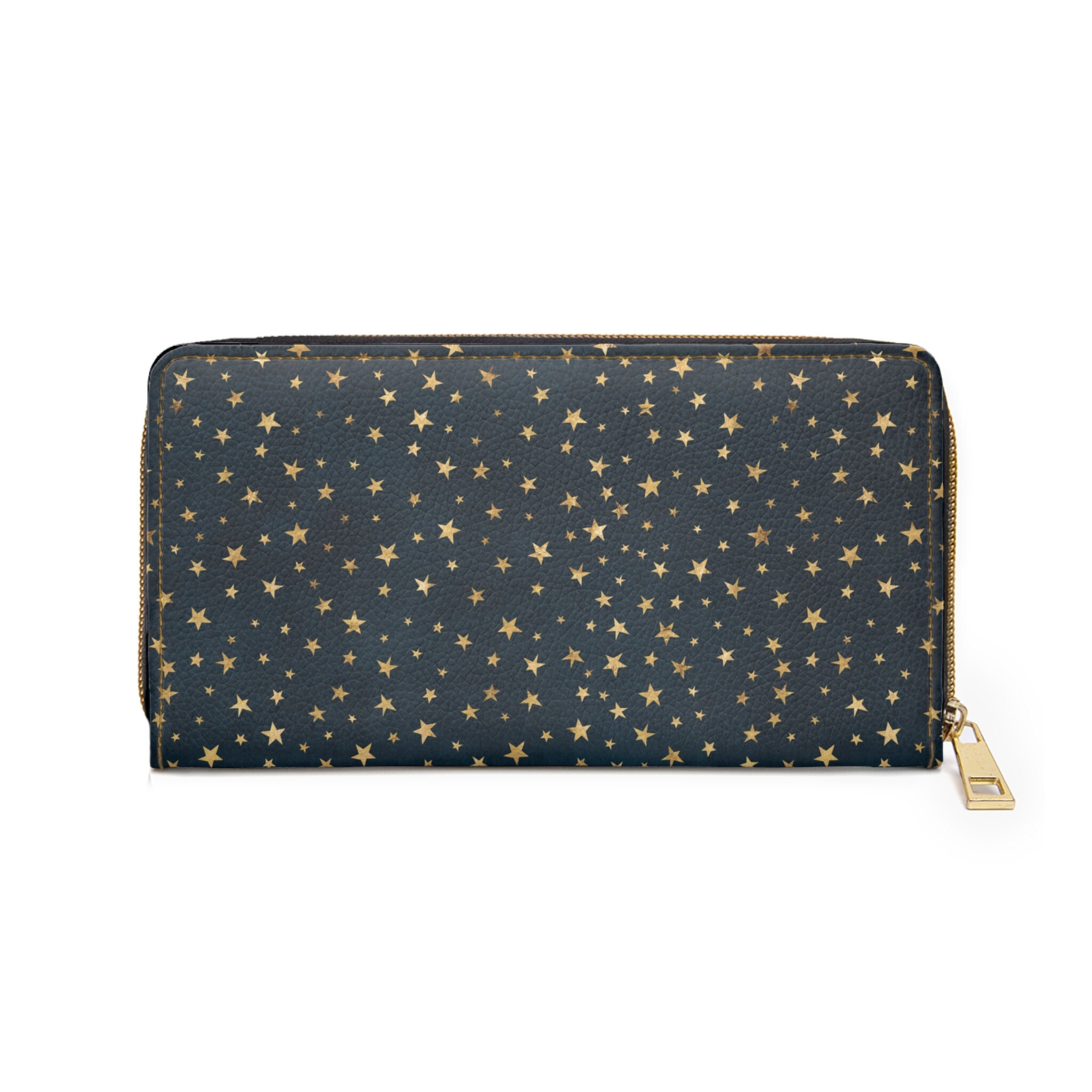 Celestial, Starry Sky Wallet, Gold Stars, Night, Women Zipper Wallet - Etsy