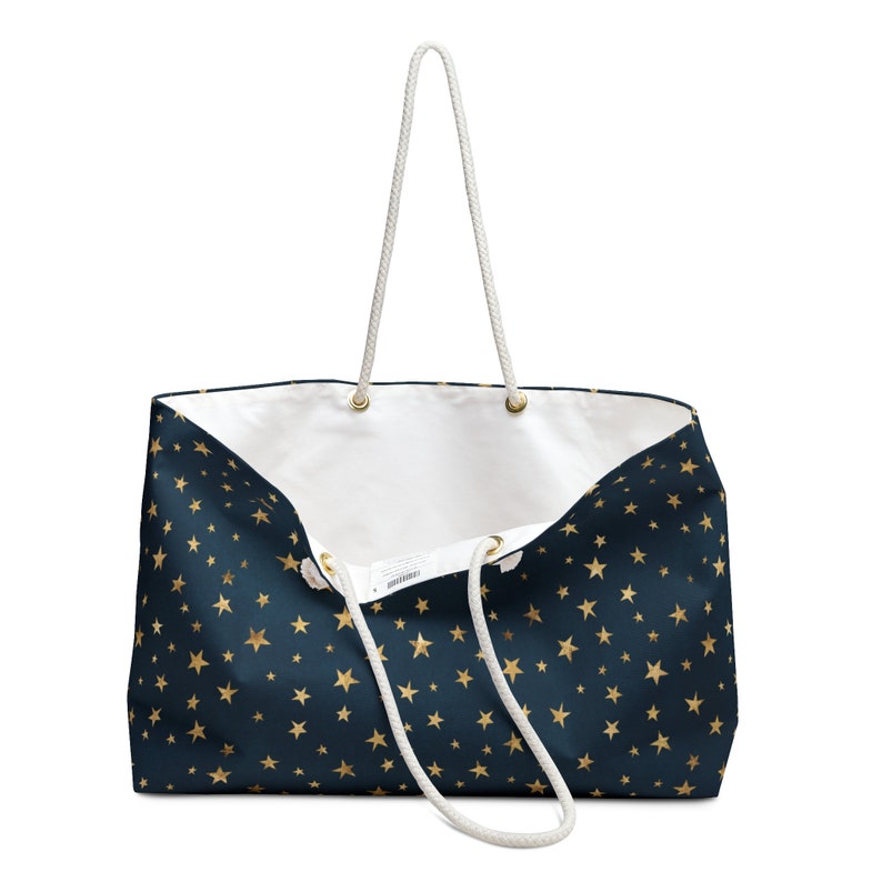 Weekender Bag, Celestial, Starry Sky, Night, Gold Stars, Navy Bag - Etsy