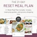 21-day Reset Meal Plan Program - Etsy