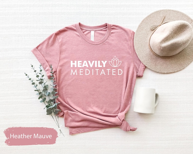 Meditation Shirt, Yoga Shirt, Yogi Shirts, Lotus Shirt, Lotus Flower ...