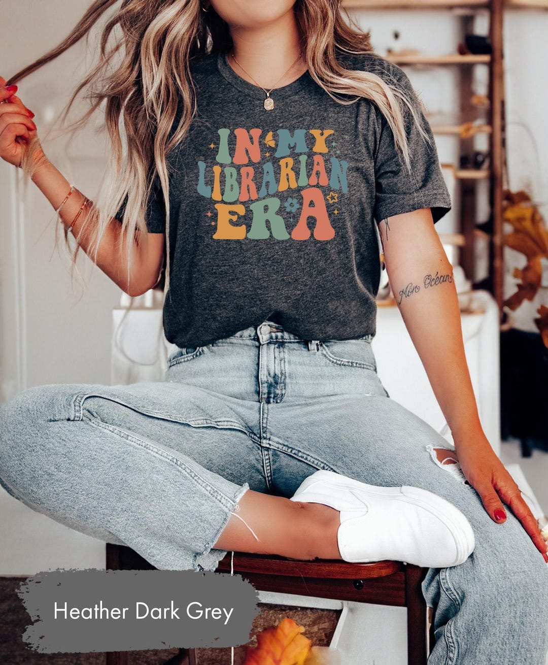 In My Librarian Era Shirt, Library Shirt, Library Gift, Librarian ...