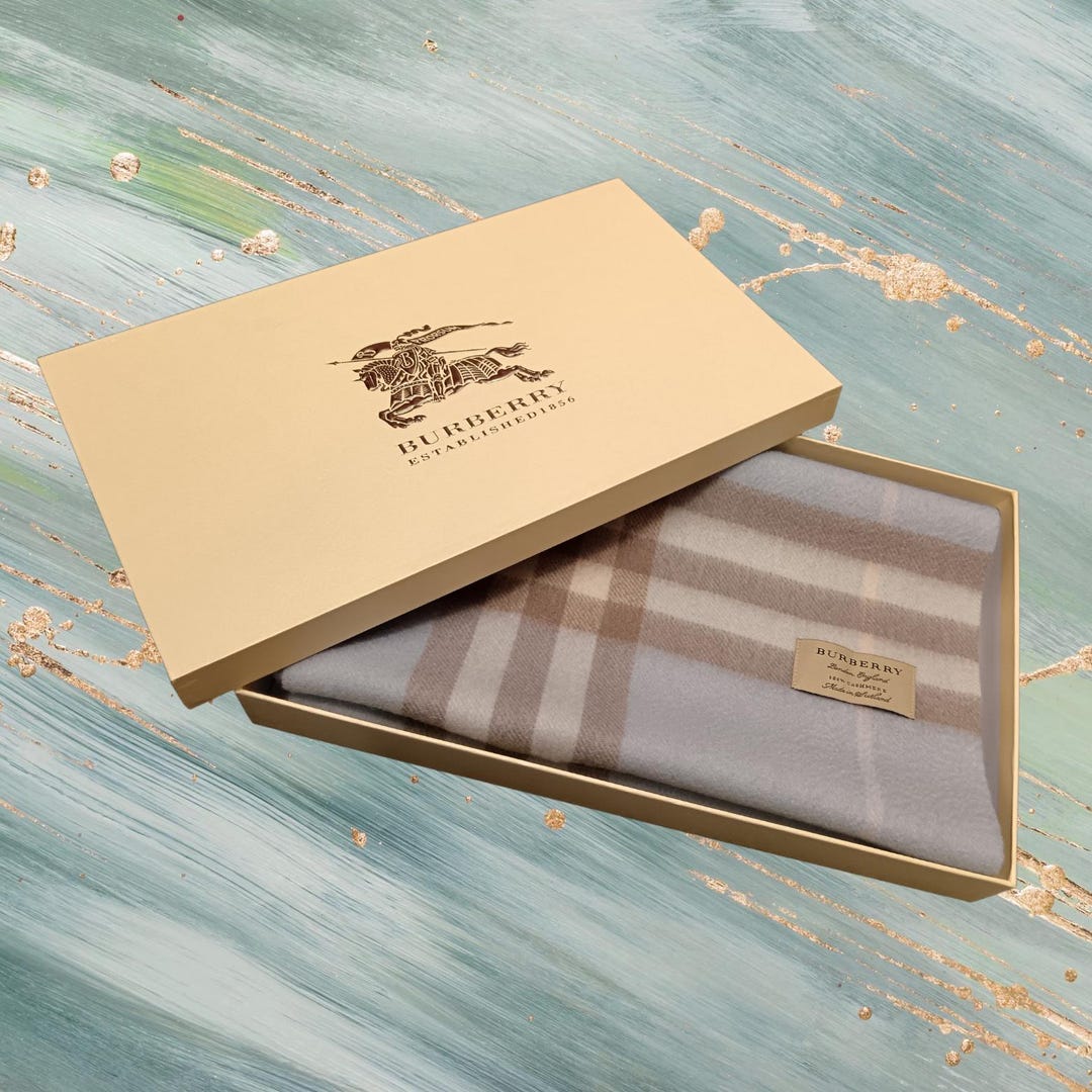 Burberry Scarf - Etsy