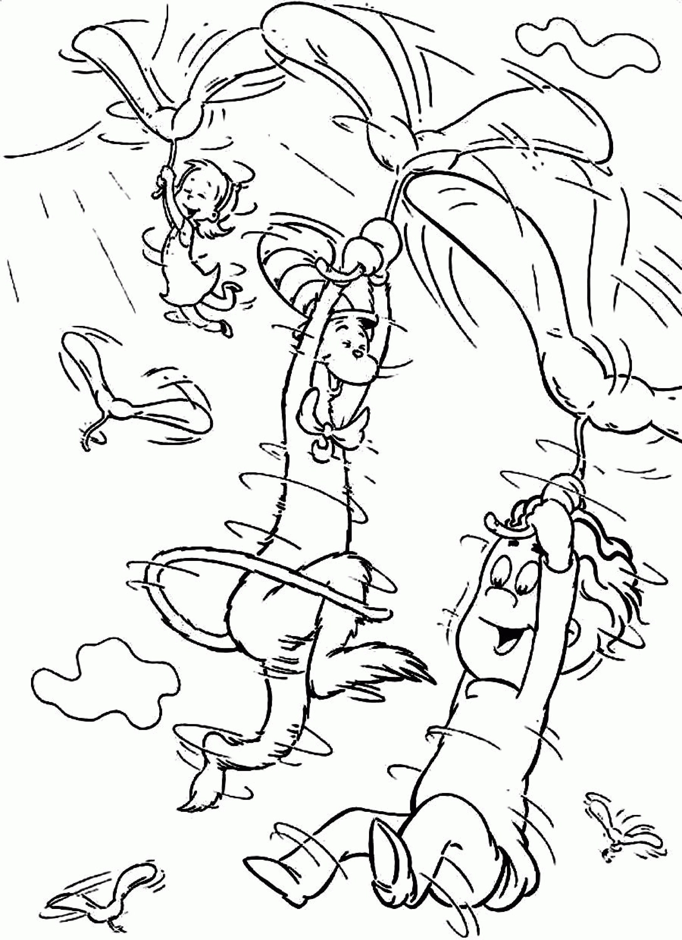 Dr Seuss Coloring Page Oh The Places Youll Go