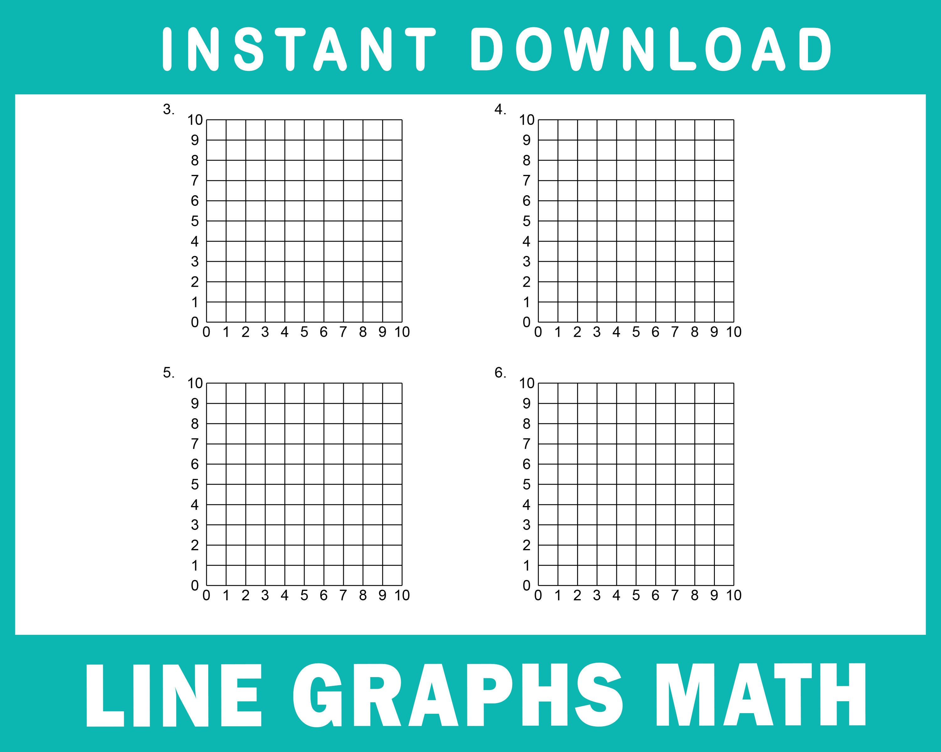 Line Graphs Doc Math Practice Sheets - Etsy