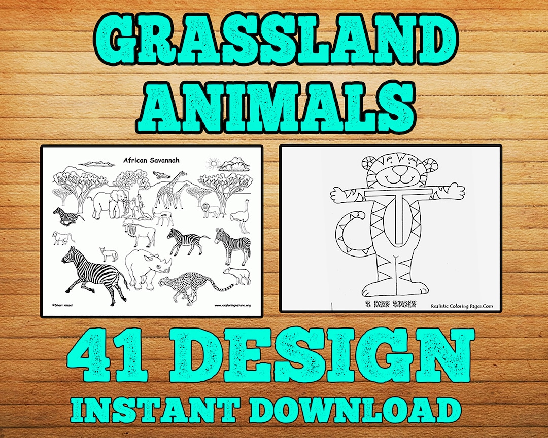 Grasslands Coloring Pages