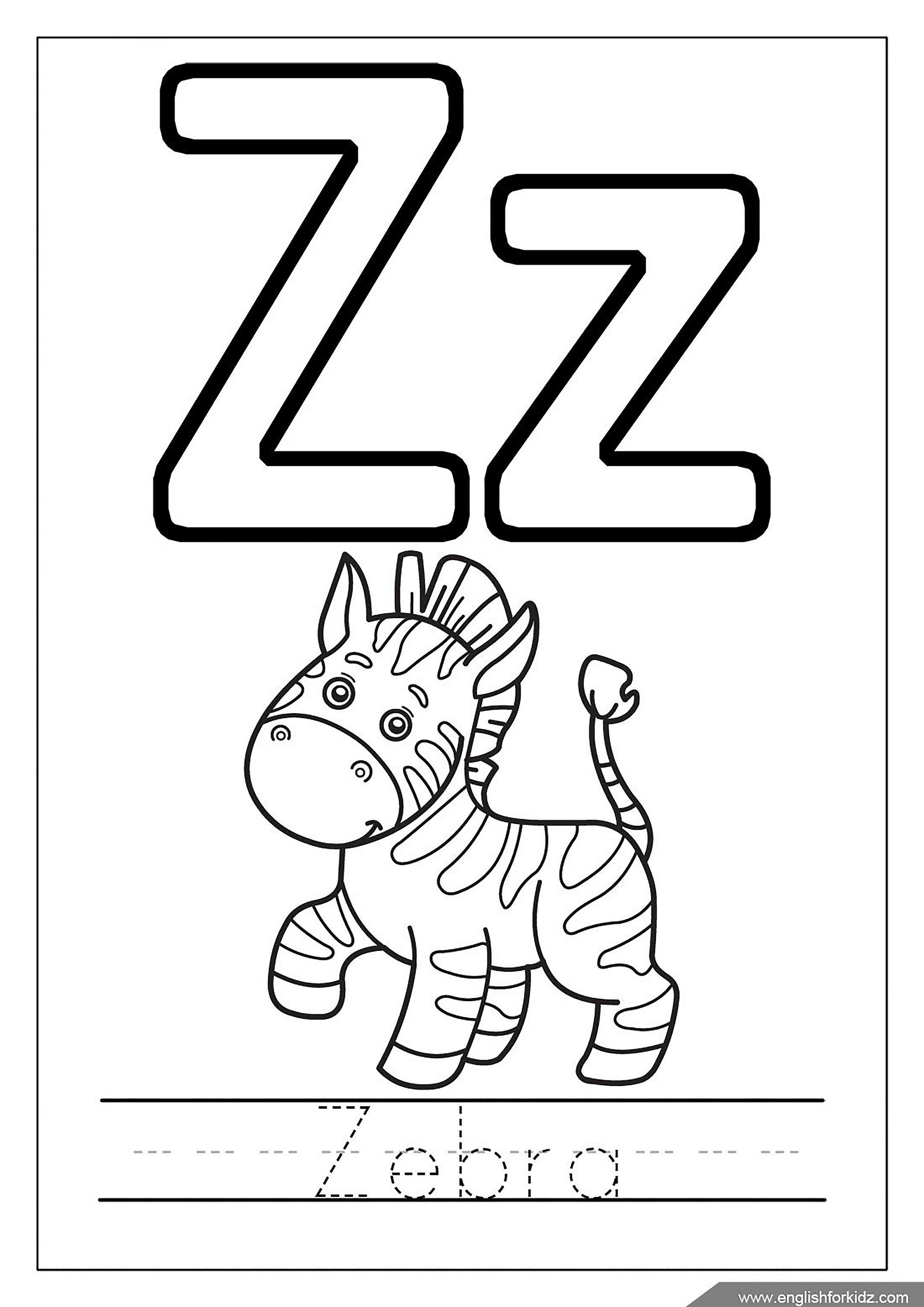Tracing Letters 30 Design Coloring Pages - Etsy