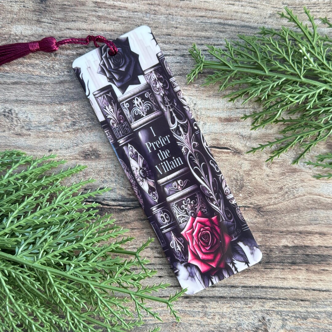 I Prefer the Villain Bookmark. Villain. Bookmark. Booklovers Bookmark ...