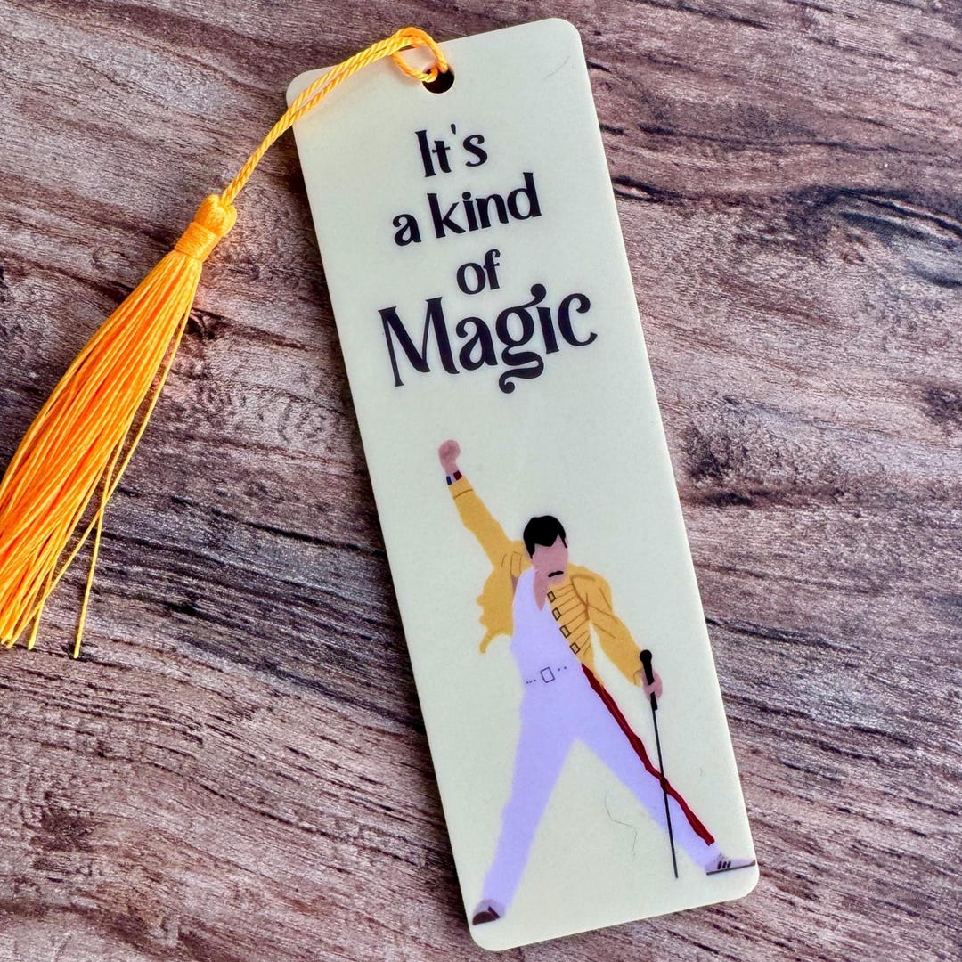 Freddie Bookmark. Freddie Mercury. Queen. It’s a Kind of Magic ...