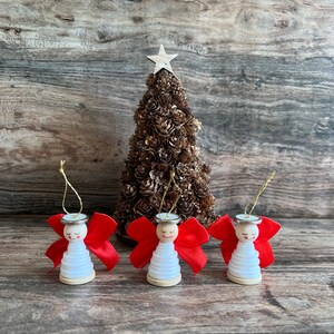 Button Angel. Button Tree Ornament. Button Keepsake. Christmas ...