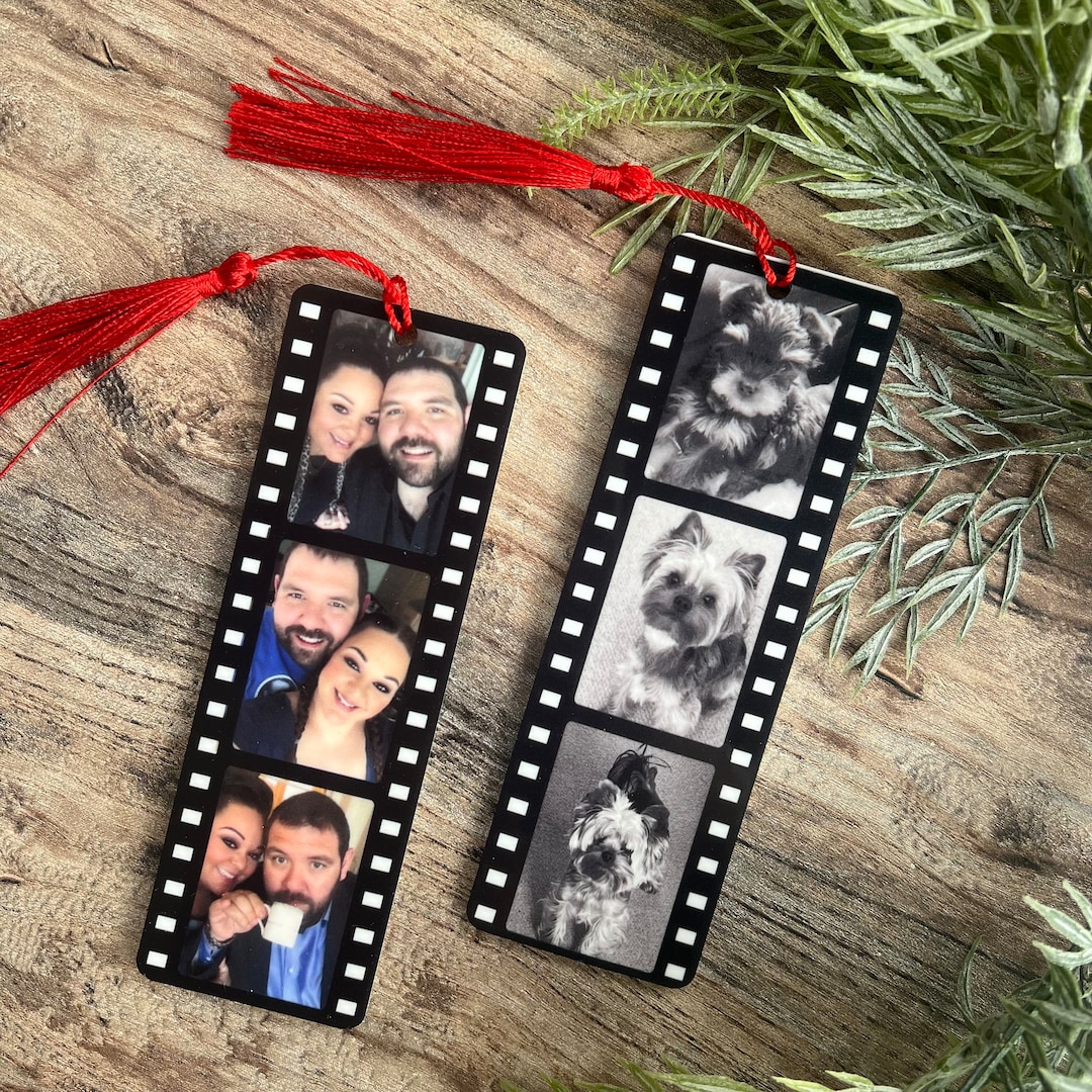Personalised Bookmark. Personalised Photo Strip. Film Reel Bookmark ...