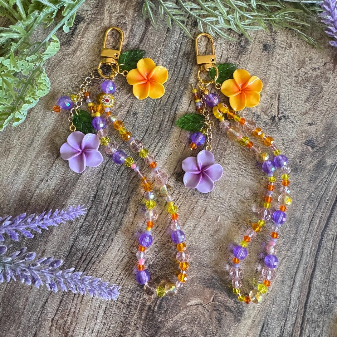 Bag Charm. Mobile Charm. Beaded Bag Charm Aesthetic. Keychain Charms ...