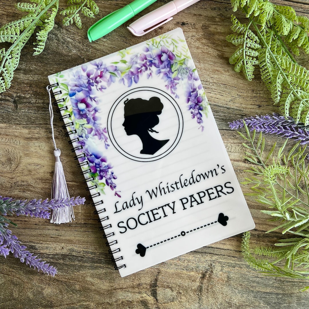 Bridgerton Notebook. Tv Show. Lady Whistledown. Bridgerton. Colin. the ...