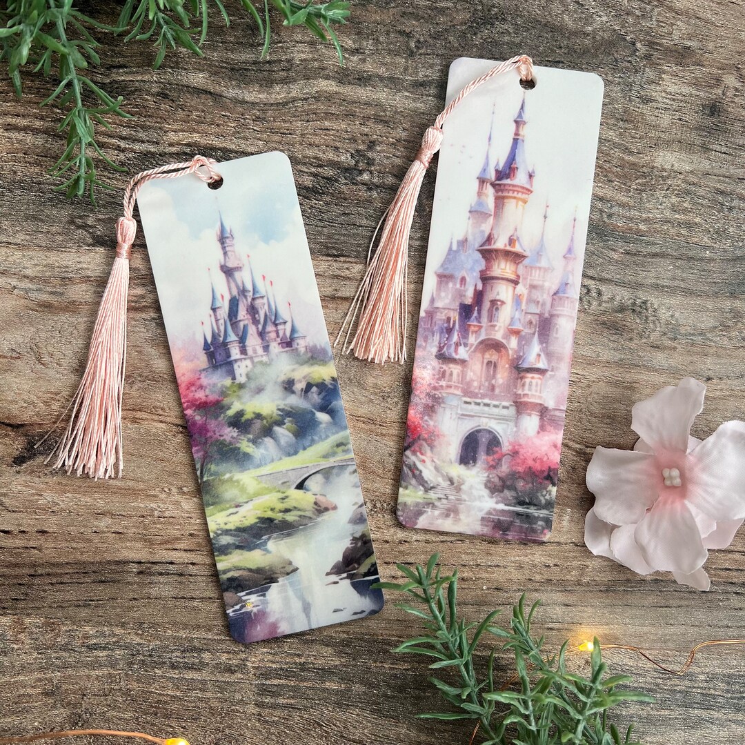 Magic Castle Bookmark. Gift for Book Lovers. Fairy Castle. Magic ...