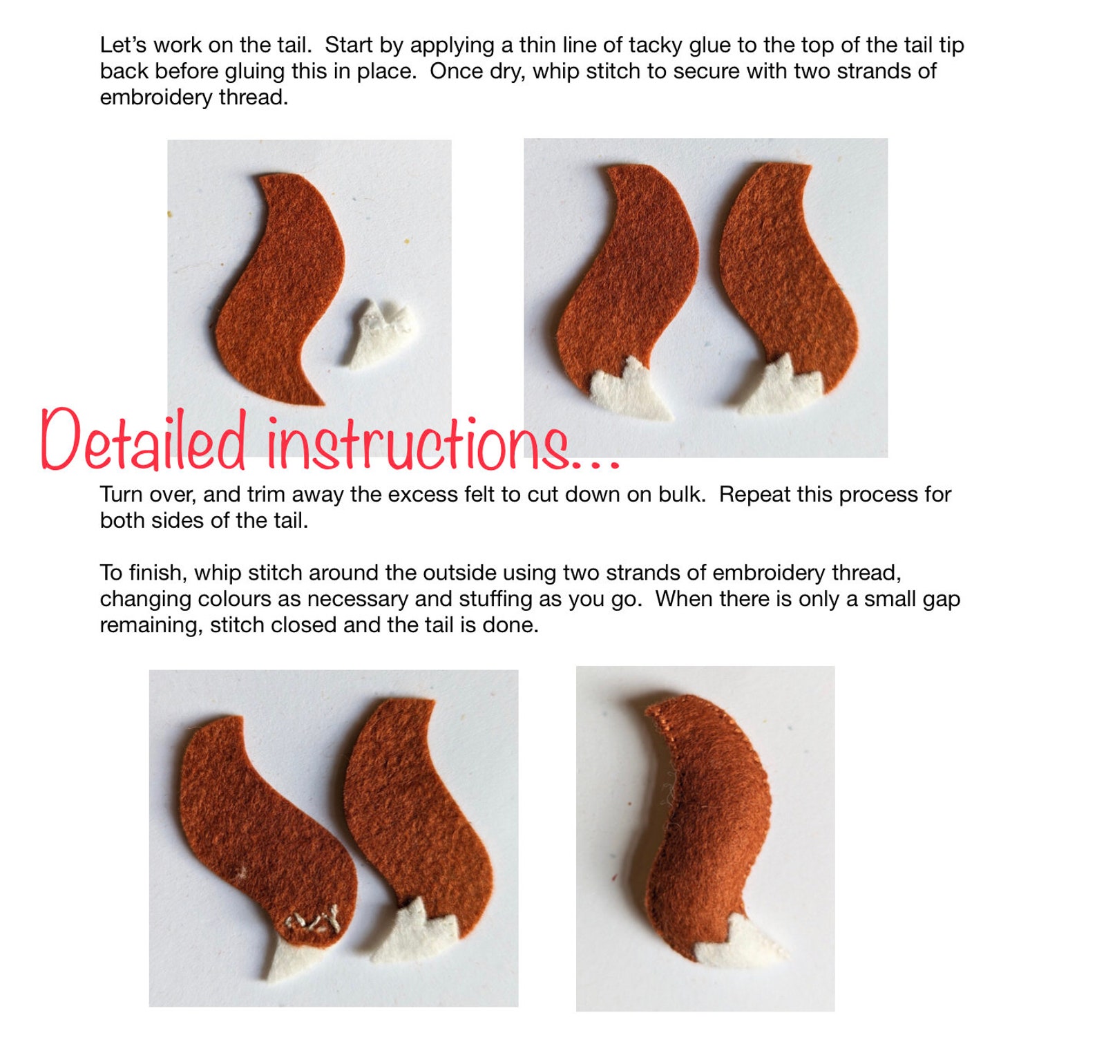 Cute Felt Fox PDF Sewing Pattern: Sew Your Own Fox Hanging - Etsy UK