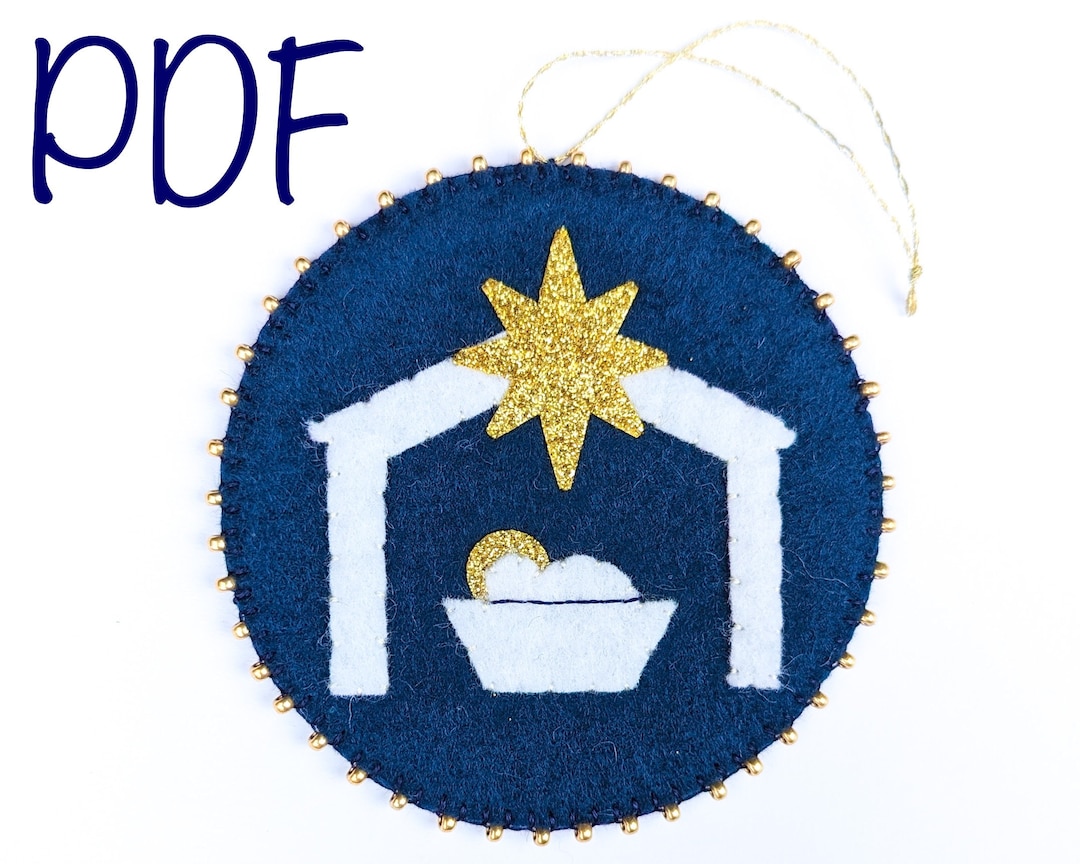 Away in a Manger Nativity PDF Pattern: Digital Sewing Pattern for a ...
