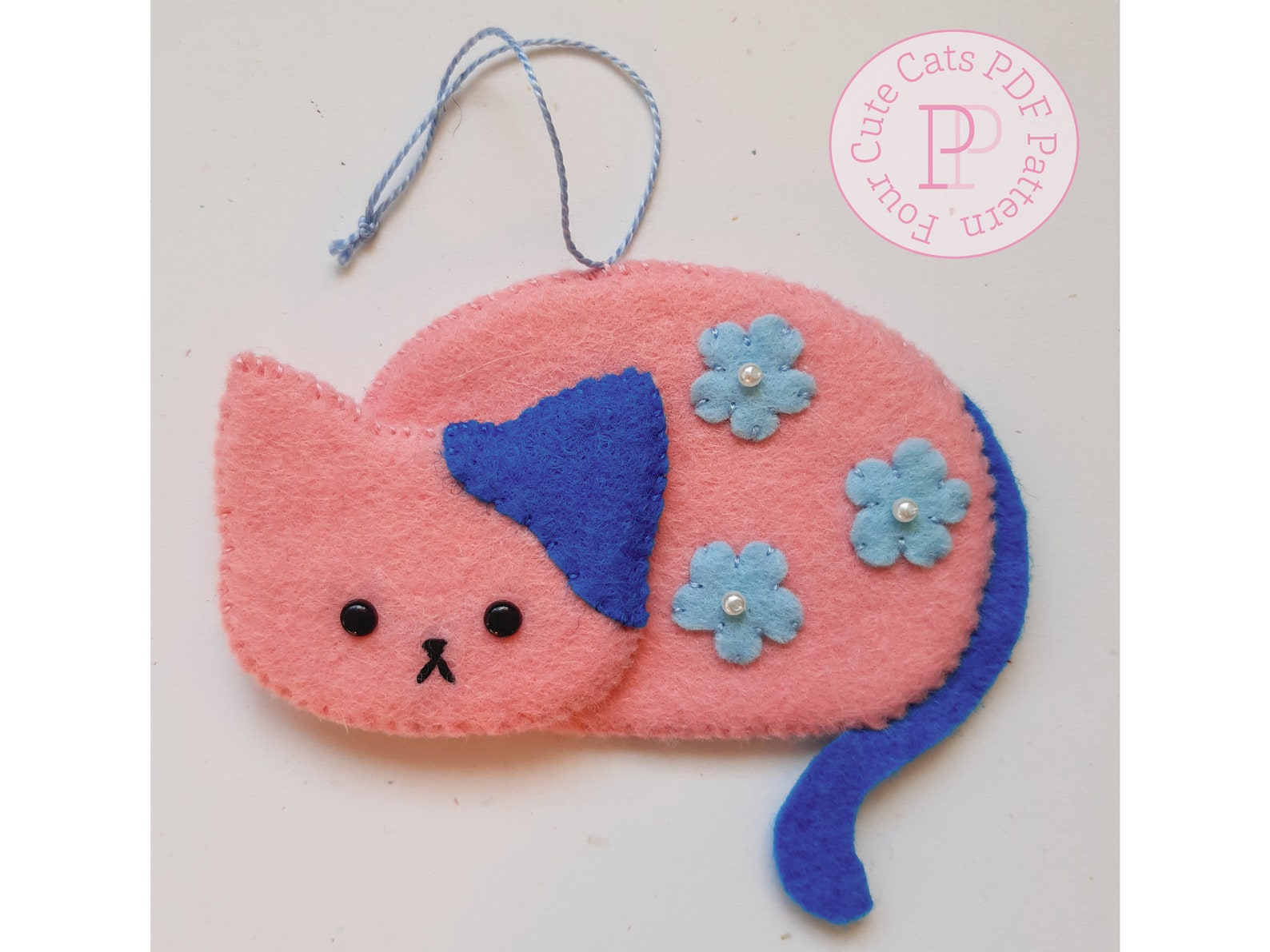 Cute Cat PDF Pattern: Felt Cat Sewing Pattern 4 Kitty Bundle - Etsy UK