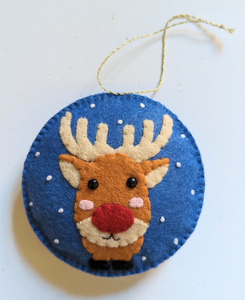 Rudolph the Red Nosed Reindeer PDF Pattern: Digital Sewing Tutorial for ...