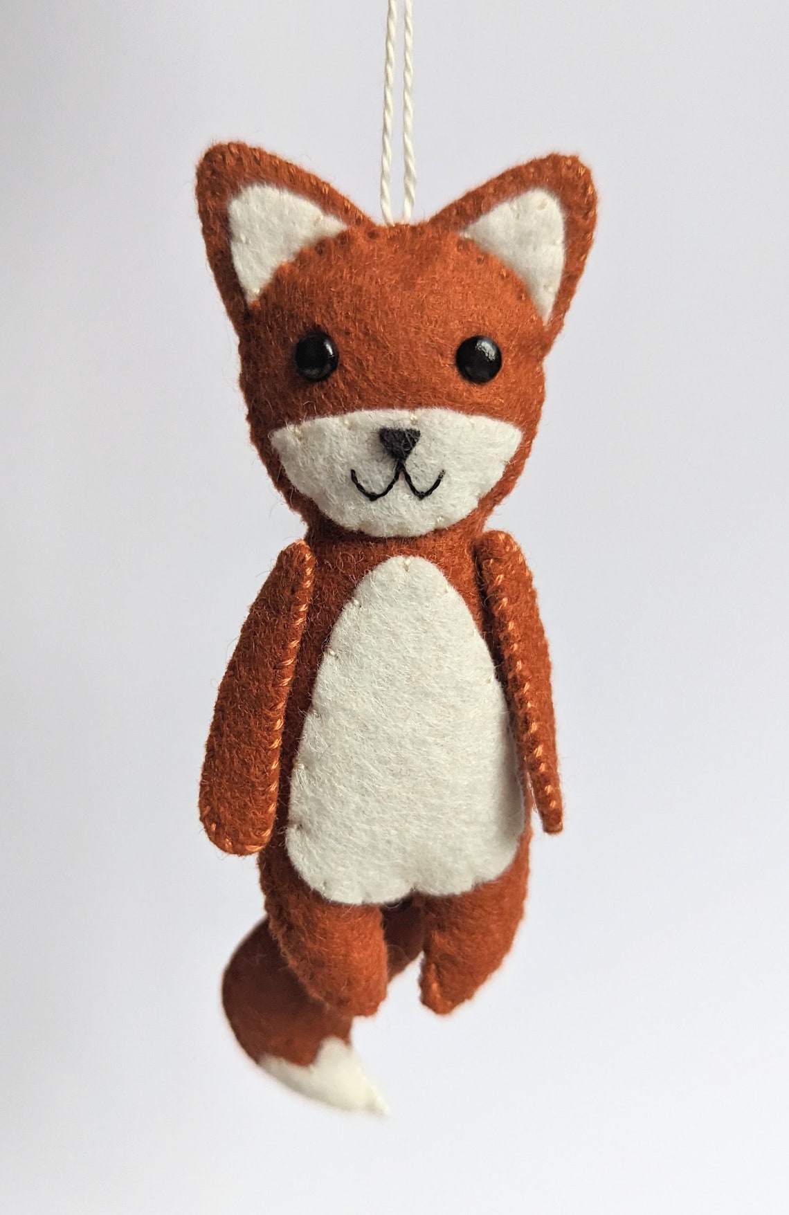 Cute Felt Fox PDF Sewing Pattern: Sew Your Own Fox Hanging - Etsy UK