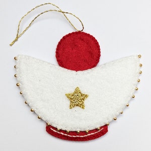 Cosy Christmas Angel PDF Pattern: Scandi and Folk Art Inspired Felt ...