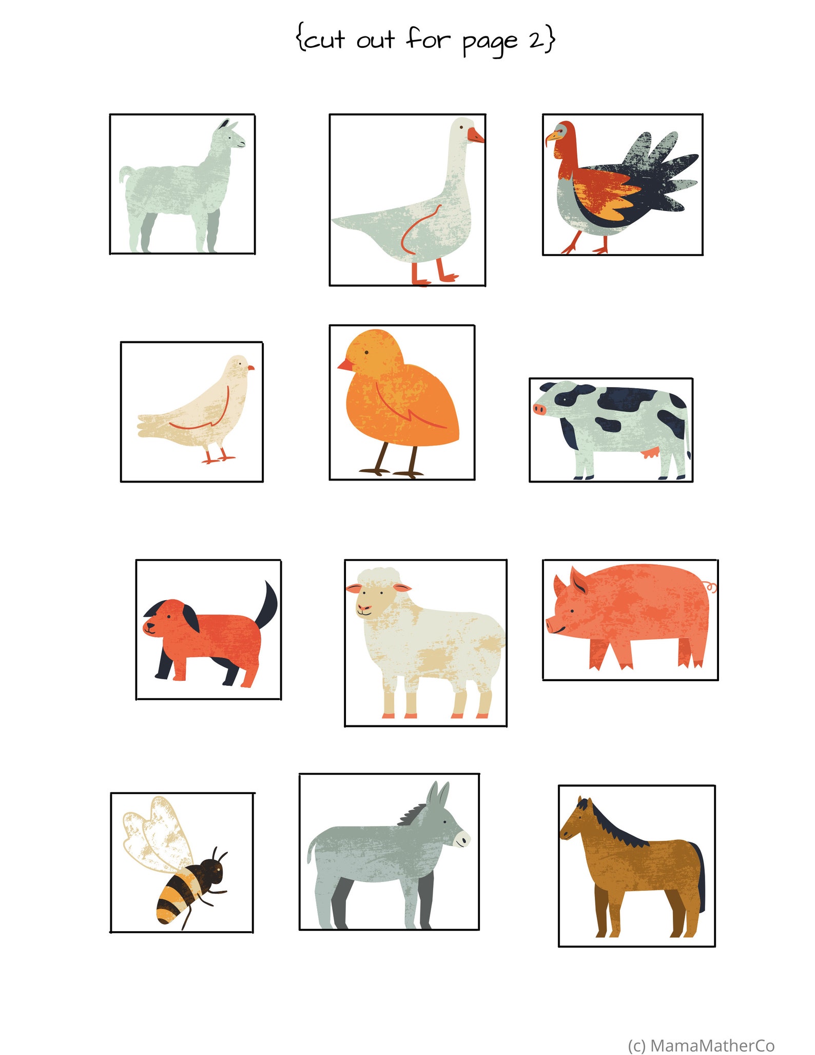 Farm Animal Busy Book, Toddler/preschool Busy Binder, Homeschool ...