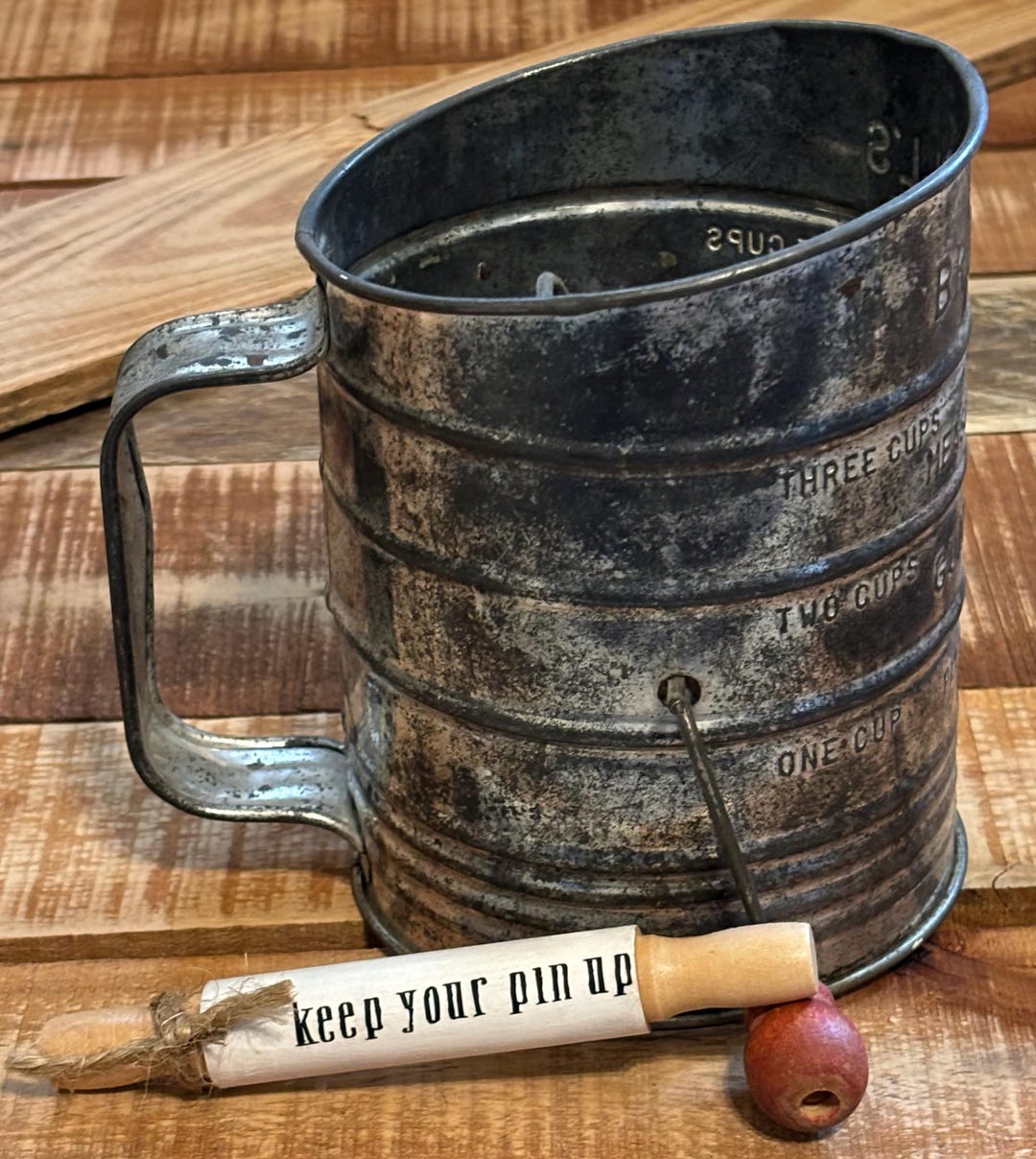 Keep Your Pin Up/inspirational/tiered Tray Decor/kitchen Decorating ...