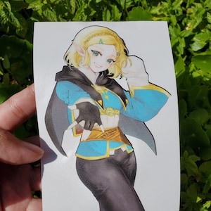 Princess Zelda the Legend of Zelda Sticker Decal 6" Gloss-finish TOTK ...