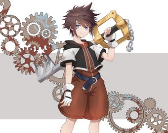 Kingdom Hearts Sora - Etsy