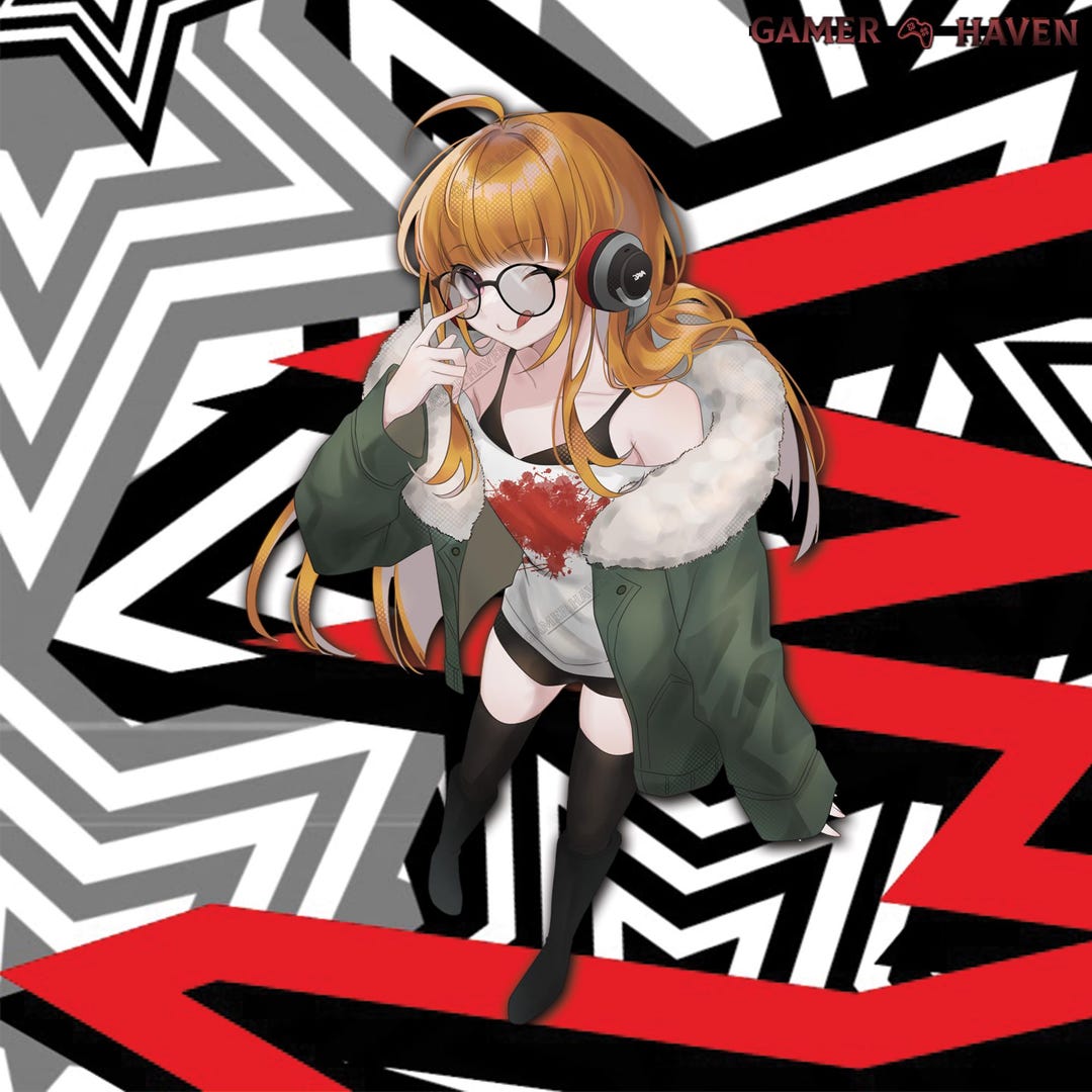 Futaba Persona 5 Gloss-finish Sticker Decal 6" | P5R P4G Persona 4 ...