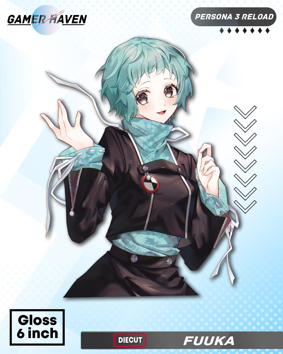 Fuuka Persona 3 Reload 6 Gloss Sticker Anime JRPG Merch - Etsy