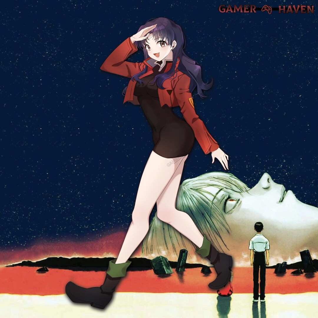 Misato Katsuragi Neon Genesis Evangelion 6" Sticker Decal | NGE, Waifu ...