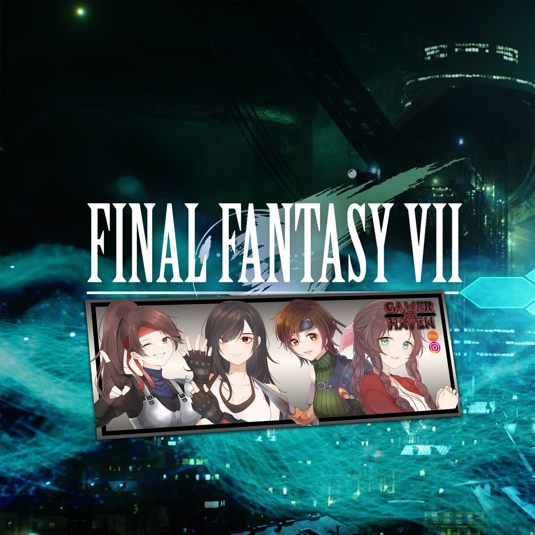 Final Fantasy 7 Slap Sticker 7 FF7 FFVII Gamer Decal - Etsy