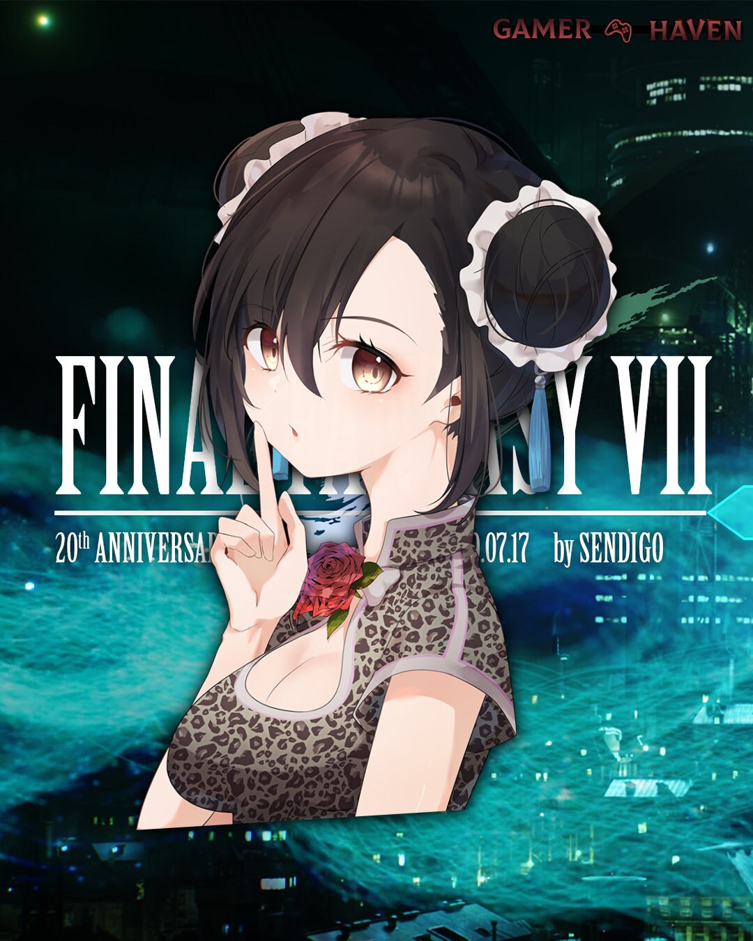 Tifa Lockhart Final Fantasy 7 5" Sticker Decal | FF7 FFVII Gamer Decal ...