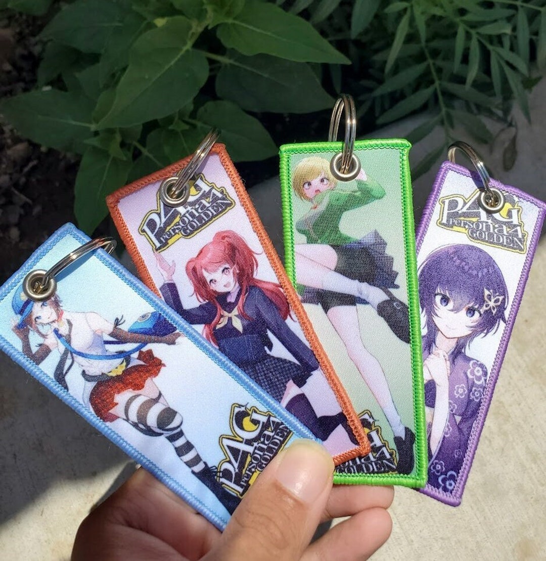Persona 4 Jet Tags, Persona 5, Anime Jet Tag, Persona 5 Keychain, Anime ...