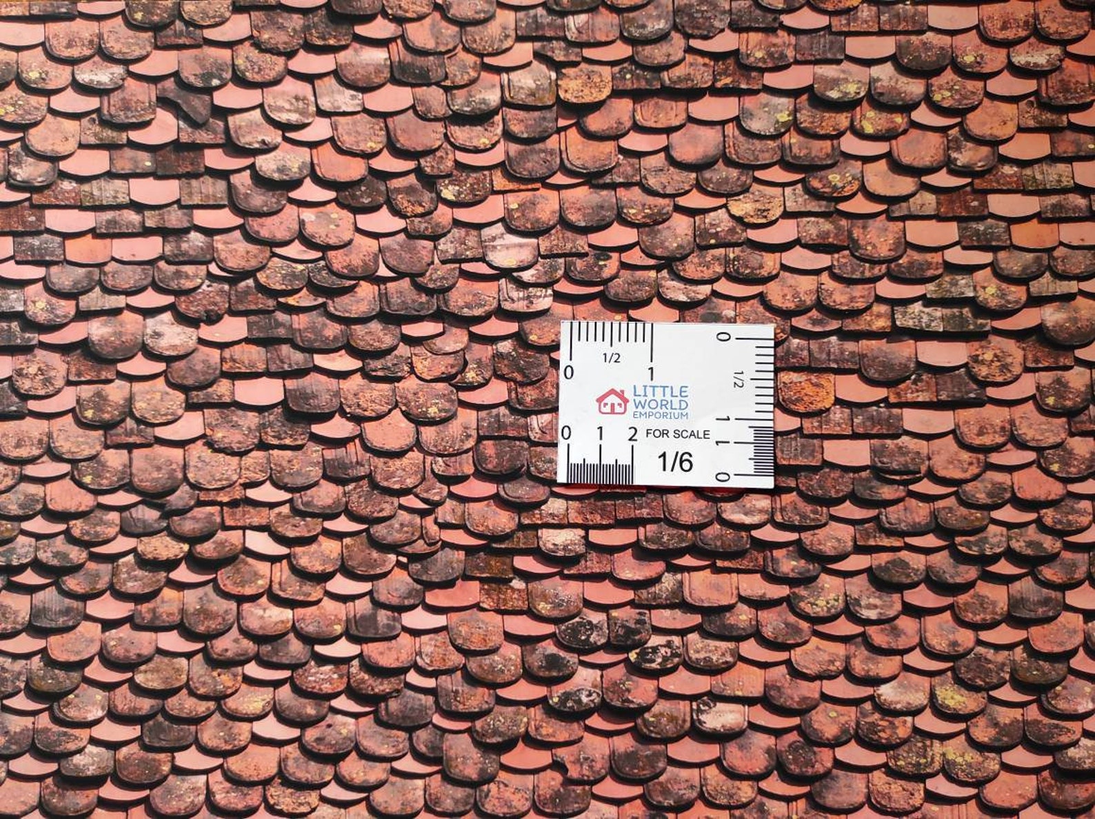 Dolls House Roofing Sheet Mixed Small Terracotta Tiles Many Scales A3 dolls-house-roofing-sheet-mixed-small-terracotta-tiles-many-scales-a3