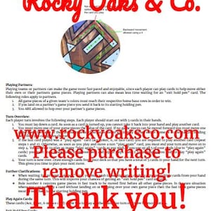 Fast Track Rules PDF - Etsy