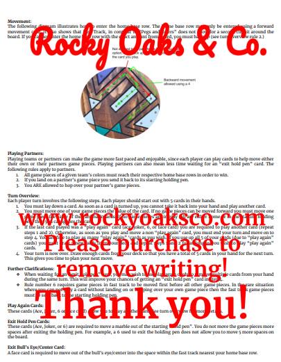 Fast Track Rules PDF - Etsy