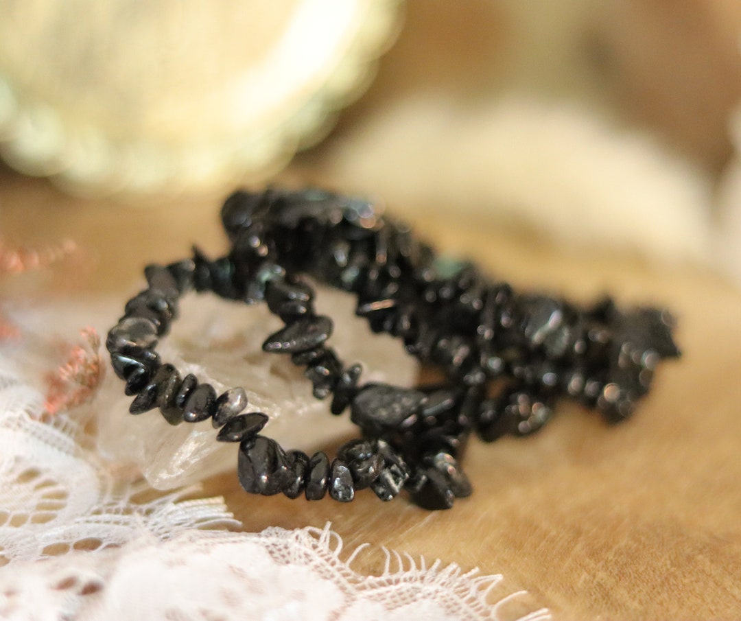 Protective Bracelet Black Tourmaline / Schorl / Splinter Bracelet ...