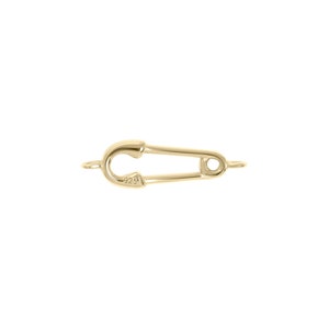 Safety Pin Connector Charm – Permanent Jewelry Staple, 925 Sterling ...