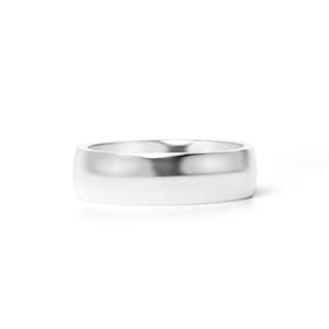 Highly Polished Rounded Stainless Steel Blank Ring Band | Blank Rings ...