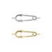 Safety Pin Connector Charm – Permanent Jewelry Staple, 925 Sterling ...