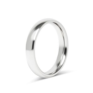 Rounded Blank Ring Band – Comfort Fit Engravable Ring for Makers ...