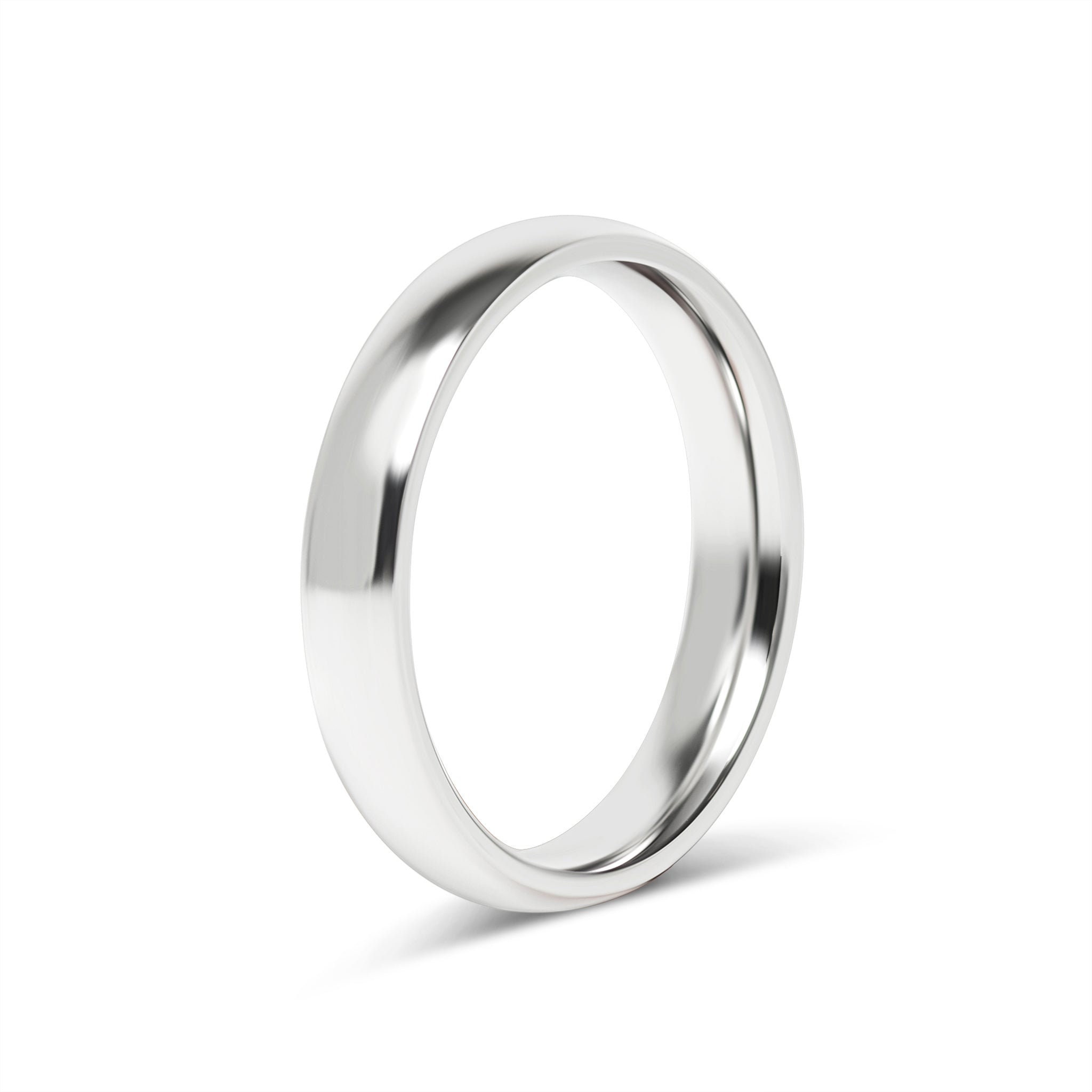 Highly Polished Rounded Stainless Steel Blank Ring Band Blank Rings for ...