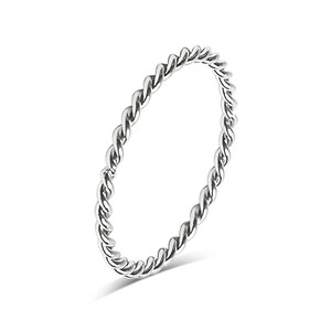 Braided Stainless Steel Spacer Ring - Etsy
