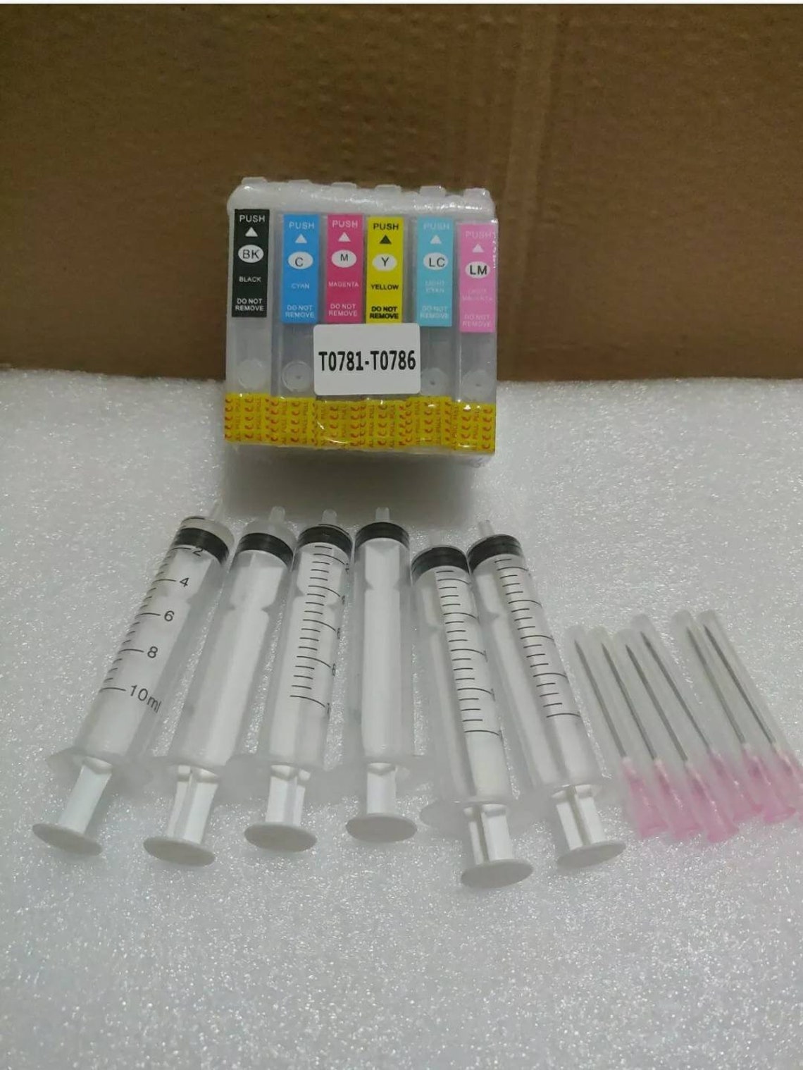 Empty Refillable Ink Cartridges for Epson 78 for Stylus Photo R260/R280 ...