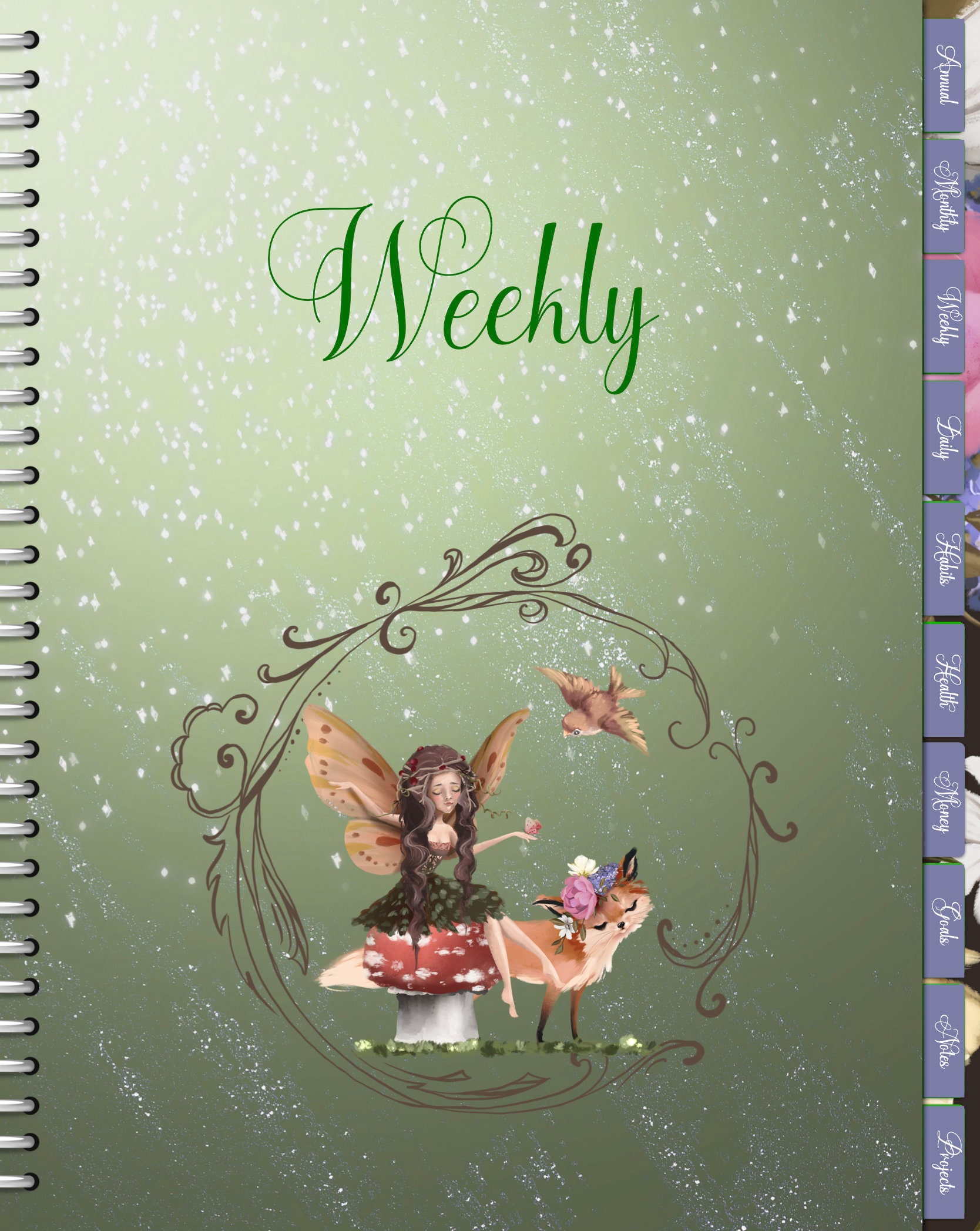 The Enchanted Forest Digital Planner - Etsy UK