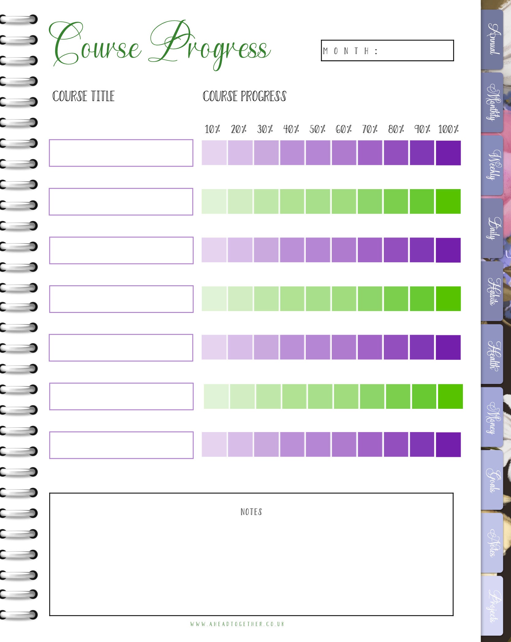 The Enchanted Forest Digital Planner - Etsy UK